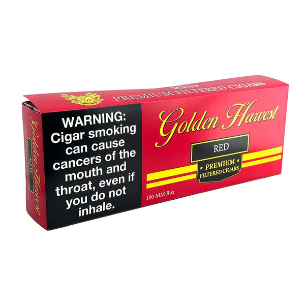 Golden Harvest Red Filtered Cigars - Mom's Cigars