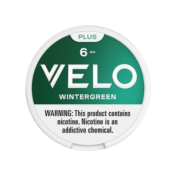 Velo Plus Nicotine Pouches Wintergreen | Tobacco Free | Mom's Cigars